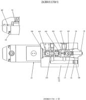 China 2436U1170S12 SOLENOID VALVE Kobelco parts K907LC, K909LC, MD200BLC for sale