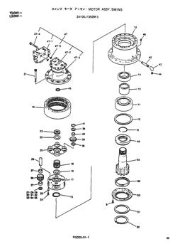 China 2418R599 OIL SEAL Kobelco parts SK330LC, SK300, SK300LC, SK300LC-2, SK300-2, SK330 for sale