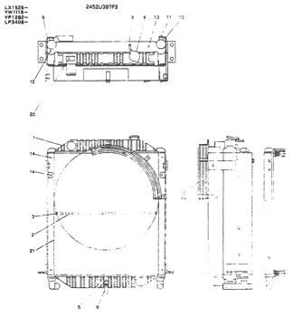 China 2452U387S8 OIL COOLER Kobelco parts K905LC, MD140BLC, K904L, K904, K905 for sale