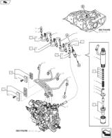 China VV72960453300 FUEL SYSTEM INJECTOR Kobelco parts 27SR-5, SK55SRX for sale