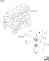 China 84526251 FUEL FILTER Kobelco parts F4GE9484D J619, F4GE9684R J605 for sale