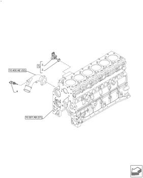 China 500382599 SENSOR,Temperature Kobelco parts F4HFE613A B004, F4HFE613G B004 for sale