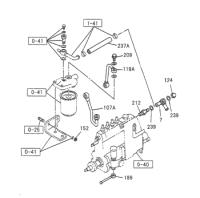 China 0-42A FUEL PUMP AND PIPE Kobelco parts SK200SRLC-1S, 70SR-1ES, SK200SR, 80MSR-1ES, SK80CS-1E, SK200SR-1S, SK200SRLC, 70SR-1E, 80MSR-1E for sale