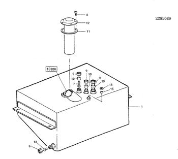 China 2295089 FUEL TANK Kobelco parts WLK15 for sale