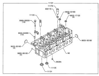 China VH111152900A CYLINDER HEAD GASKET Kobelco parts SK210DLC-8, SK215SRLC, SK235SRLC-2, SK235SR-2, SK210LC-8, 200-8, SK210D-8, SK235SR-1E for sale