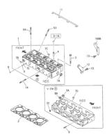 China 0-11C CYLINDER HEAD Kobelco parts SK135SRLC-1E, SK115SRDZ-1E for sale