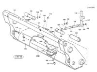 China 0251781 CYLINDER HEAD SCR Kobelco parts WLK25, WLK15 for sale