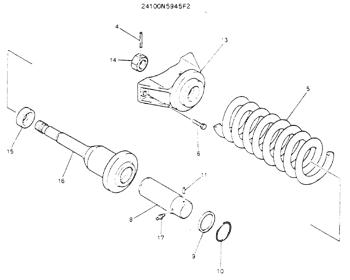 China 2438N264 CYLINDER Kobelco parts SK200, MD200C, SK200LC, SK100, SK100L, SK150LC for sale