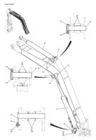 China PY01V00038F2 CYLINDER,Double Acting, 55mm Rod, 666mm Stroke Kobelco parts 50SR-3 for sale