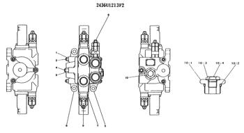 China 2436U1213F2 CONTROL VALVE Kobelco parts K907LC, SK200, SK100, SK250LC, K904, SK115DZ, SK250NLC, K909LC, SK120, SK120LC, SK200LC, SK130, SK130LC, K904L, SK220, SK150LC, SK220LC, SK160LC, K905, K905A, K905ALC, K905LC, SK210, SK210LC, K907, SK... for sale
