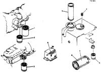 China ME014838 ELEMENT KIT, FILTER BYPASS, E/G OIL, MITSUBISHI ENGINE PART Kobelco parts MD200BLC for sale