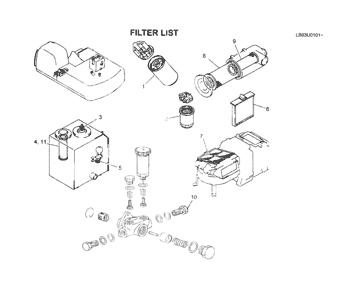 China LC11PU0001S001 ELEMENT Kobelco parts SK330LC, SK330LC-6E, SK300LC, SK290LC-6E, SK290LC, SK330, SK300 for sale