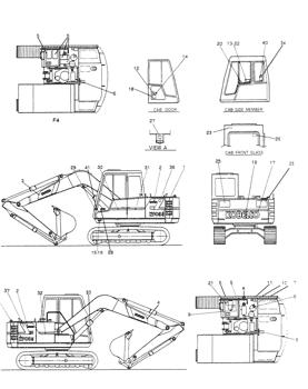 China 2432N1097 LABEL Kobelco parts SK200, K907LC, SK200LC, K909LC, K912, SK220, K912LC, SK220LC, K916, SK300, K916LC, SK300-2, SK300LC, K935, MD140BLC, SK300LC-2, MD140C, SK400, SK400LC, MD180LC, MD200BLC, SK60, MD200C, MD240BLC, MD240... for sale