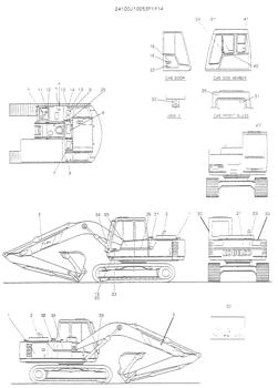 China 24100J10053F1 LABEL Kobelco parts K904, K904L for sale