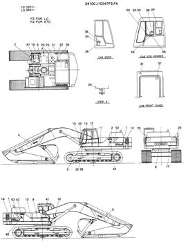 China 24100J10547F2 LABEL,NAME-PLATE (LC) (FOR EUROPE) Kobelco parts SK400, K916, SK400LC, K916LC, SK16-N2, SK16LC-N2 for sale