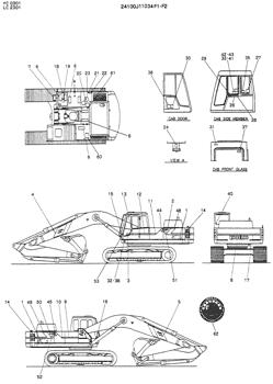 China 24100J11034F1 LABEL, NAME-PLATE,(STD) Kobelco parts K912LC, K912 for sale