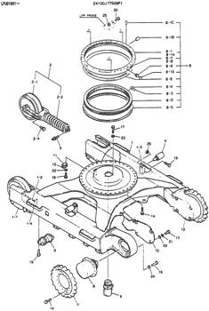 China 24100N6505F1 ROLLER Kobelco parts SK130, SK130LC, SK100, SK115DZ, SK120, SK120LC for sale