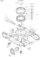 China 24100N4038F2 ROLLER Kobelco parts SK120LC, SK120, MD140C, SK100 for sale