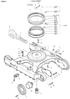 China 24100N4038F2 ROLLER Kobelco parts SK120LC, SK120, MD140C, SK100 for sale
