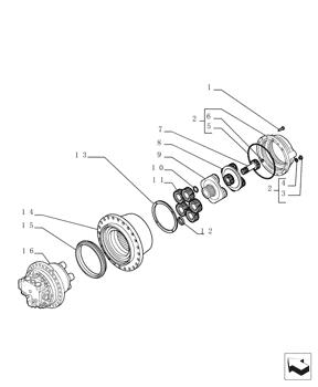 China 87602365 NUT Kobelco parts SK210LC-8 for sale