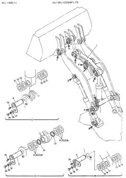 China 2406J167 LINK, CROSS Kobelco parts LK850 for sale