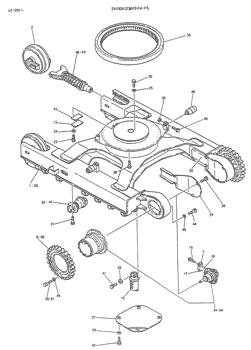 China 24100N2154F2 ROLLER ASSY, SEE FIG 05-006, Serial Range: LW6443-LW6922 for sale