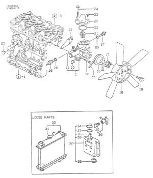 China VV11932544510 RADIATOR Kobelco parts SK13SR for sale