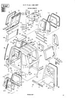 China 2427R1178 GLASS Kobelco parts SK300, SK300LC for sale