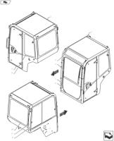 China PY02C01147P1 GLASS Kobelco parts SK55SRX for sale