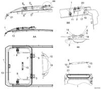 China YN02C03650P1 GLASS Kobelco parts SK260, SK485-8, ED195-8, SK210LC-8, SK350-8, SK170-8, SK295-8 for sale