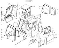China 24272288C1 GLASS Kobelco parts K935 for sale