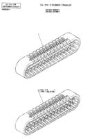 China 24100J12800F1 RUBBER CRAWLER BELT Kobelco parts for sale