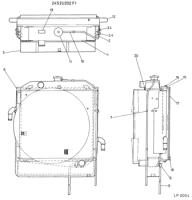 China 2452U202F1 RADIATOR ASSY, CONSISTS OF REF. 1 TO 20 Kobelco parts K905 for sale