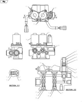 China PY35V00009S007 SOLENOID Kobelco parts SK55SRX, 35SR-5 for sale