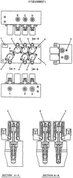 China YT35V00004F1 SOLENOID VALVE Kobelco parts 70SR, SK80CS, 80MSR for sale