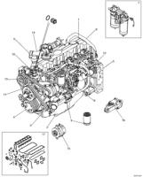 China VH15710E0040 OIL COOLER Kobelco parts SK485-8, SK485-9, SK485LC-9 for sale