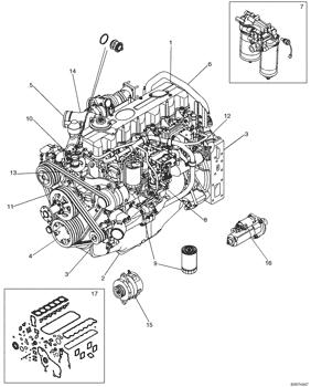 China VH15710E0040 OIL COOLER Kobelco parts SK485-8, SK485-9, SK485LC-9 for sale
