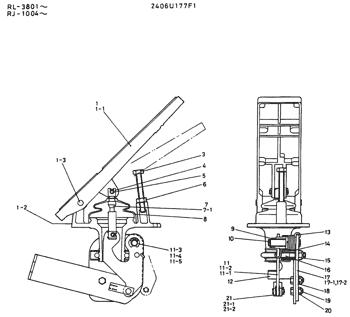 China 2406U177S4 CLIP Kobelco parts for sale