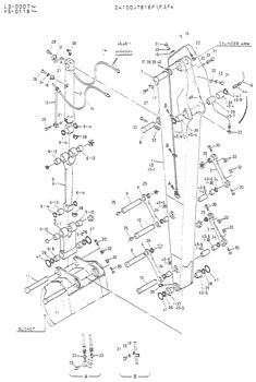 China 2411T1449 KIT, LABEL Kobelco parts K916, K916LC for sale