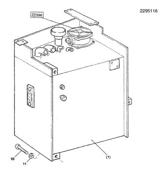 China 2295116 OIL RESERVOIR Kobelco parts WLK15 for sale