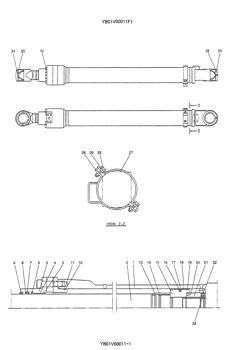 China YB01V00011R300 KIT Kobelco parts SK200SR, SK200SRLC-1S, SK200SRLC, SK200SR-1S for sale