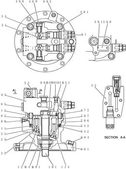 China YM15V00006R100 KIT Kobelco parts SK170-9, SK210DLC-8, SK260, SK215SRLC, ED195-8, SK170 ACERA M-9, SK210-9, SK170-8, 200-8, SK210D-8, SK210LC-8 for sale