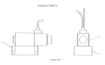 China 2436U1196F1 SOLENOID VALVE Kobelco parts K903, K903C for sale