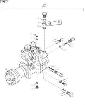 China S2257-41040 FUEL FILTER Kobelco parts SK485-9 for sale