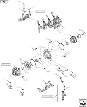 China VH23670E0540 FUEL SYSTEM INJECTOR Kobelco parts 230SR-3, 260SR-3 for sale