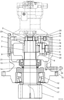 China LQ32W01035P1 OIL SEAL Kobelco parts SK485-8, 260SR-3, SK235SRLC-2, SK235SR-2, SK485-9, SK485LC-9, SK235SR-1E for sale