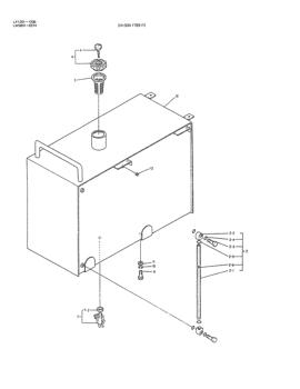 China 2427J1126 FUEL TANK Kobelco parts K905LC, K905, K904D, K904DL for sale