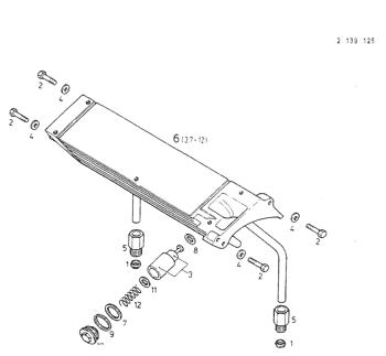 China 1452144 OIL COOLER Kobelco parts WLK15 for sale