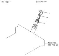 China 24100P2593F1 CAP ASSY, FILLER Kobelco parts LK850 for sale