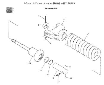 China 2438N260C2 CYLINDER Kobelco parts SK120LC, SK100 for sale